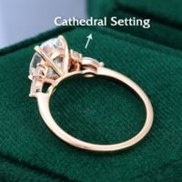 21 Different Engagement Ring Shanks Styles You Should Know | MollyJewelryUS
