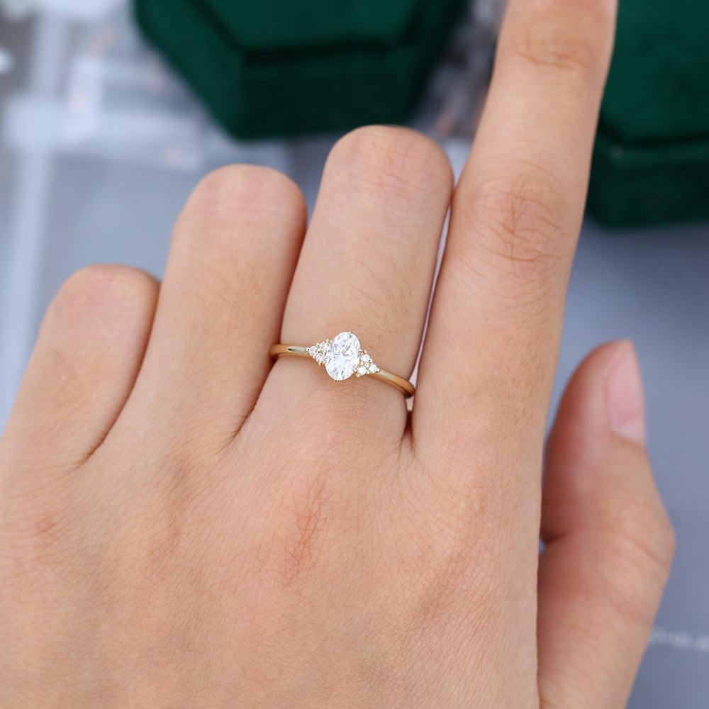 Simple Gold Engagement Rings