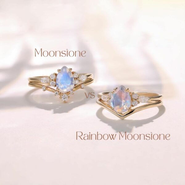 Moonstone vs. Rainbow Moonstone: The Difference and Similarities ...